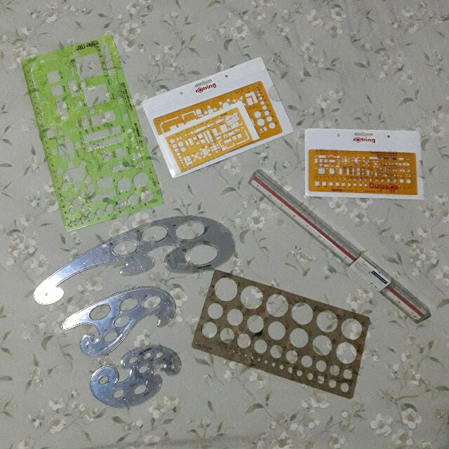 Rotring Furniture Template & Staedtler Scale bundle with freebies ...