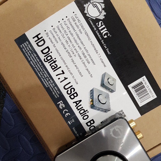 SIIG HD Digital 7.1 USB Audio Box, Audio, Portable Audio Accessories on Carousell
