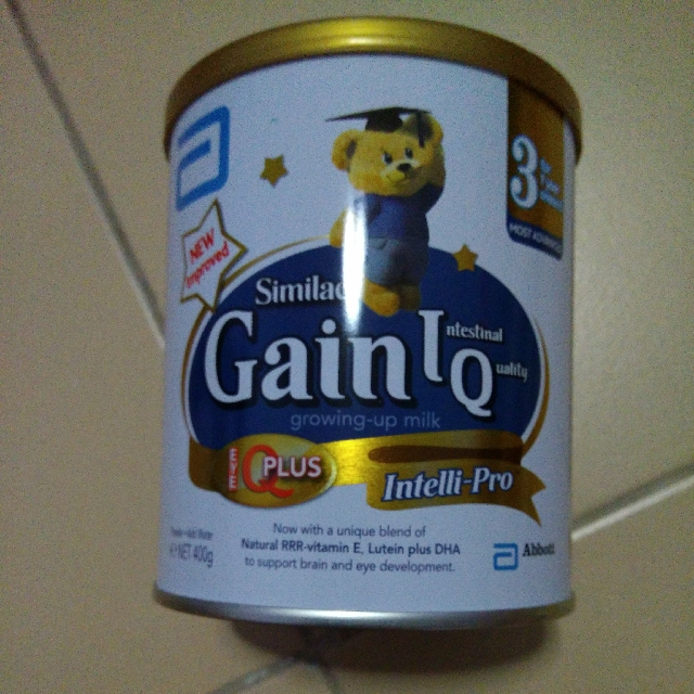 Similac Gain IQ Stage 3 400g, Babies & Kids, Nursing & Feeding, Weaning ...
