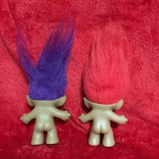 Vintage Trolls with wishstones 7", Hobbies & Toys, Toys & Games on ...