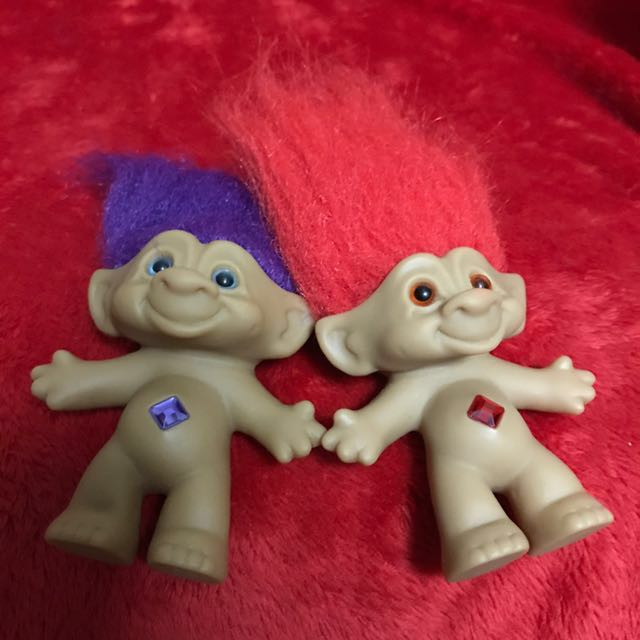 Vintage Trolls with wishstones 7", Hobbies & Toys, Toys & Games on ...
