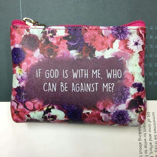Bible Verse Pouch/purse, Women's Fashion, Bags & Wallets, Purses ...