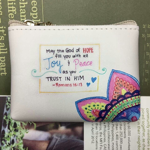 Bible Verse Pouch/purse, Women's Fashion, Bags & Wallets, Purses ...