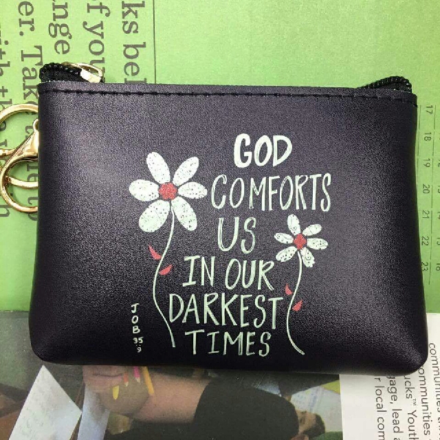 Bible Verse Pouch/purse, Women's Fashion, Bags & Wallets, Purses ...