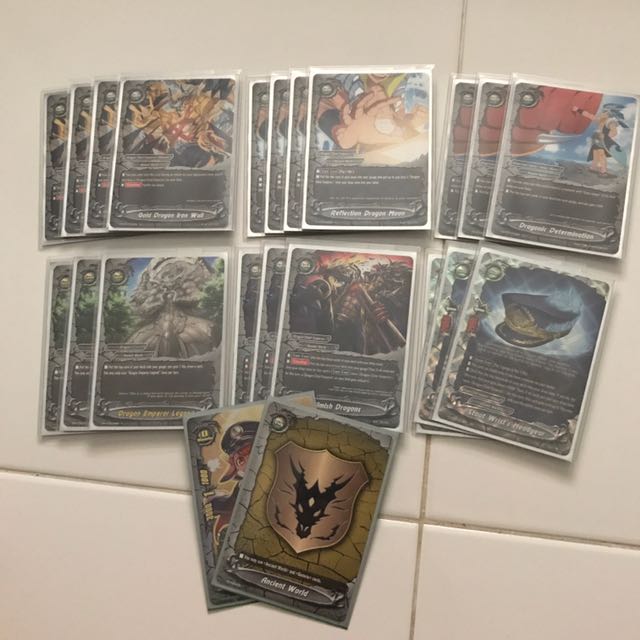 Buddyfight Ancient world Dual Jaeger deck, Hobbies & Toys, Toys & Games ...