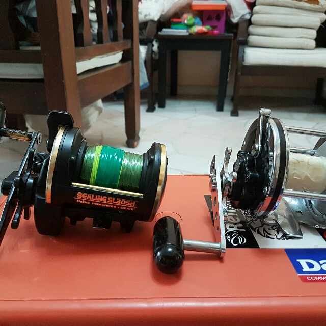 Daiwa sealine 200 & slosh 30, Sports Equipment, Fishing on Carousell