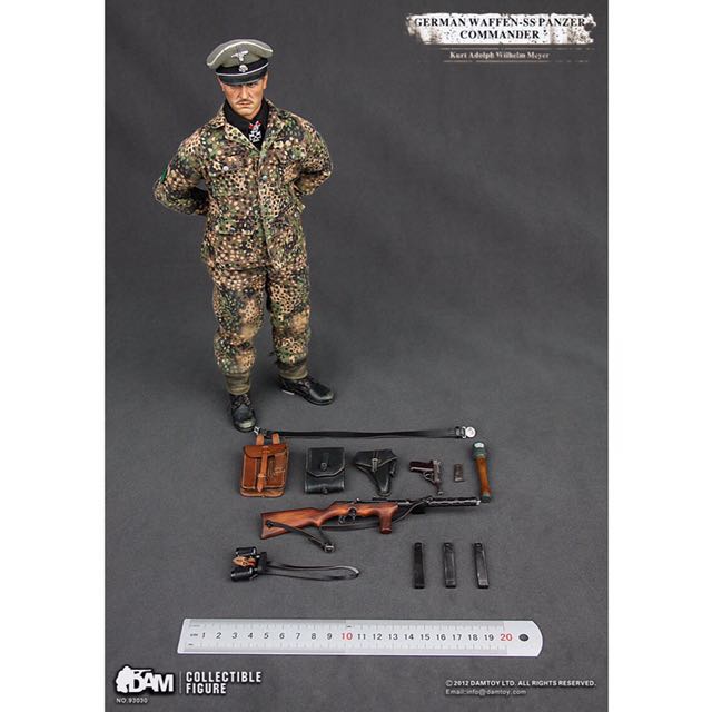 Dam Toys German Waffen-SS Panzer Commander, Hobbies & Toys, Toys ...