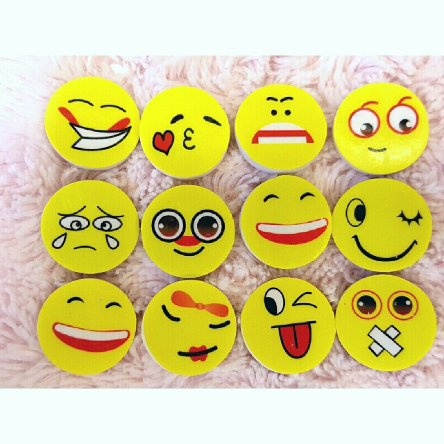 Emoji Erasers for Kids Birthday Goodie Bags/Children's Day, Hobbies ...