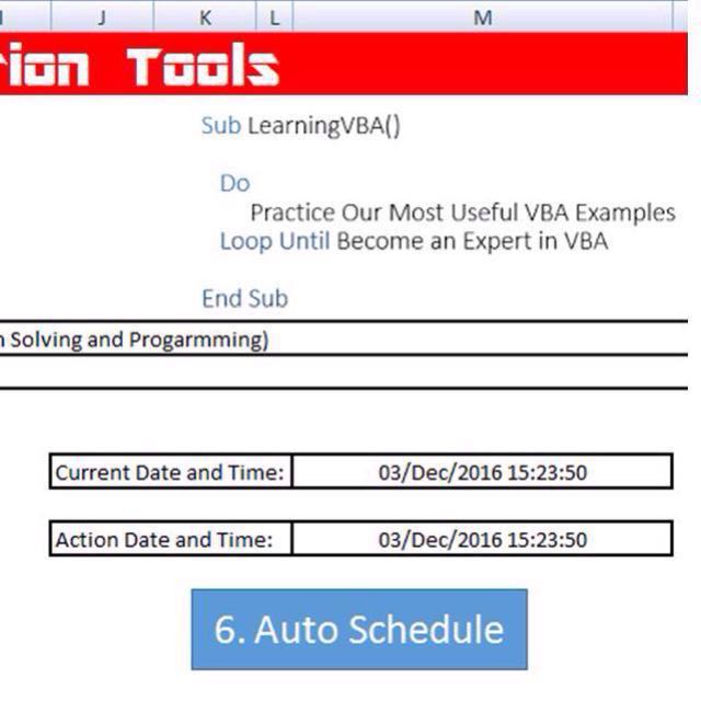 MIS Microsoft Excel VBA Course - Automation Schedule System Data Analystic face to face Zoom ...
