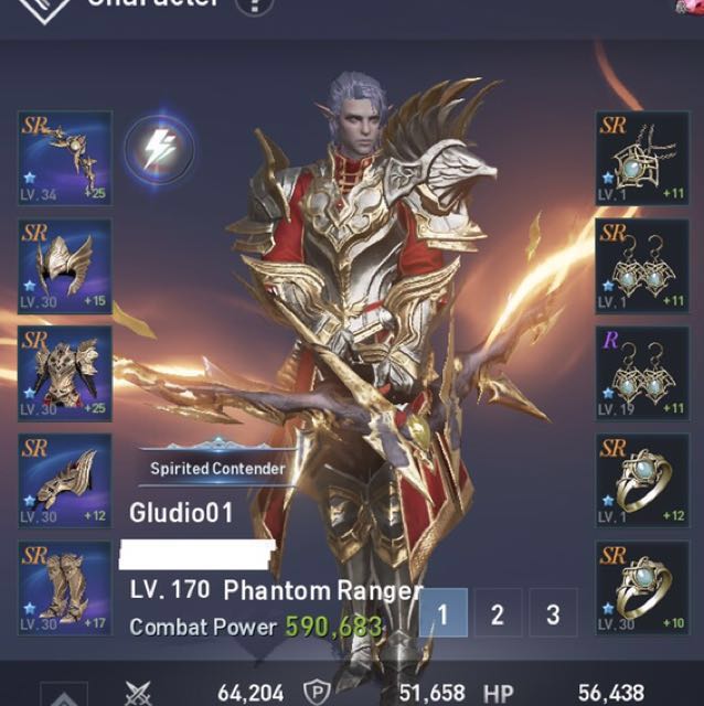 Lineage 2 Revolution Phantom Ranger Gludio01, Video Gaming, Video Games ...