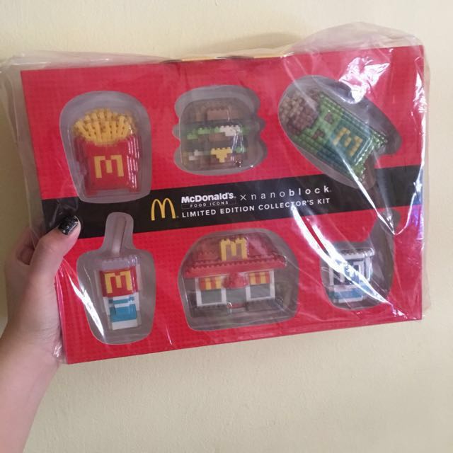 McDonald's Nanoblock Limited Edition Collector's Kit, Hobbies & Toys, Toys & Games on Carousell