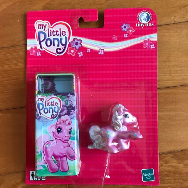 MOC NRFC My Little Pony Tiny Tins Collectors 2003 Pinkie Pie figurine ...