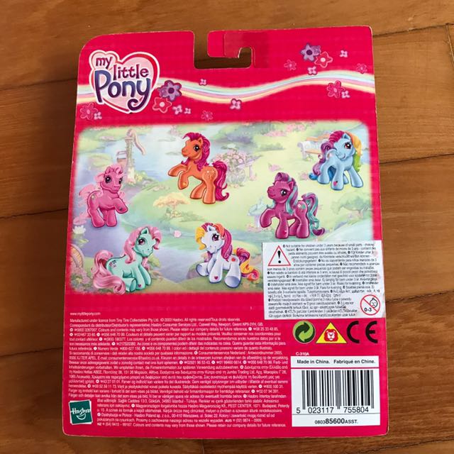 MOC NRFC My Little Pony Tiny Tins Collectors 2003 Pinkie Pie figurine ...