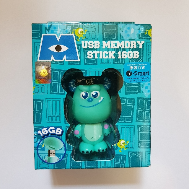 Monsters MoMo 16GB USB memory stick Disney Pixar 怪獸大 毛毛usb storage, 電腦 ...