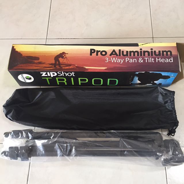 NEW! ZIPSHOT Tripod Pro-Aluminium, Photography, Photography Accessories, Tripods & Monopods on ...