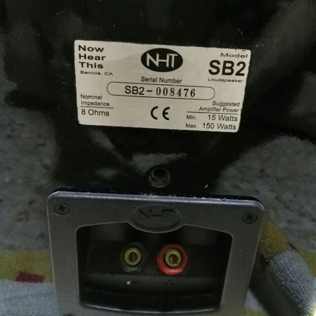 NHT-SB2 speaker pair, Audio, Soundbars, Speakers & Amplifiers on Carousell
