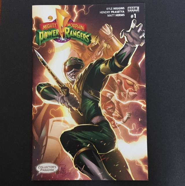 Power Rangers #1 Comic Green Variant, Hobbies & Toys, Books & Magazines ...