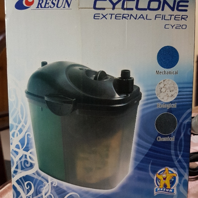 Resun Cyclone External Filter CY20, Pet Supplies, Homes & Other Pet ...