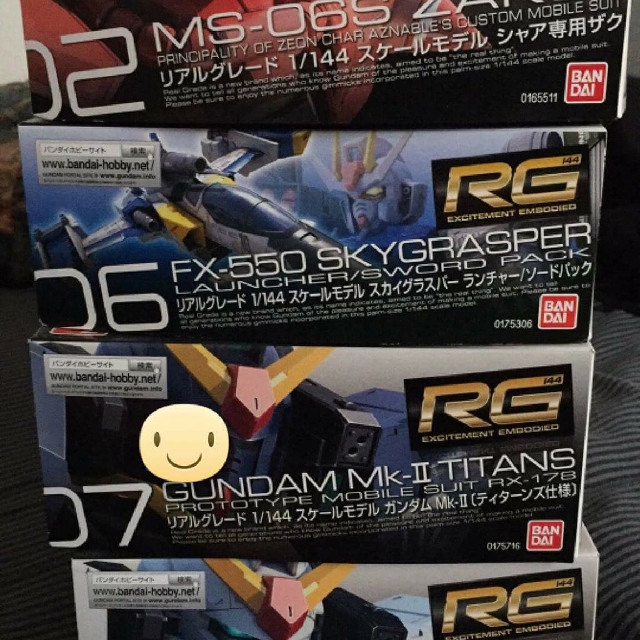 RG GUNDAM KITS, Hobbies & Toys, Toys & Games on Carousell
