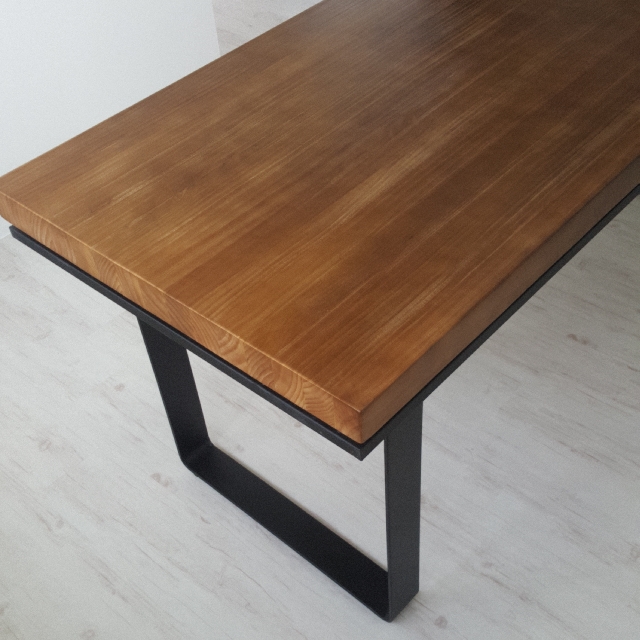 Scandinavian industrial loft long table 1.8m, Furniture & Home Living ...