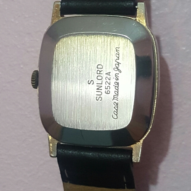 Open for swap! Sunlord vintage manual wind watch with leather strap ...