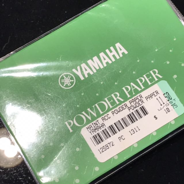 Yamaha powder paper, Hobbies & Toys, Music & Media, Music Accessories ...