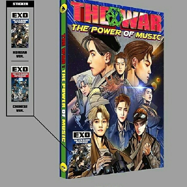 [On-Hand] EXO - The War: The Power of Music 4th Album Repackage, Hobbies & Toys, Memorabilia ...