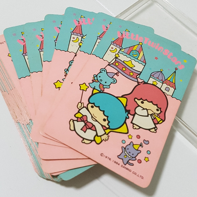 Little Twin Star Playing Cards, Hobbies & Toys, Toys & Games on Carousell