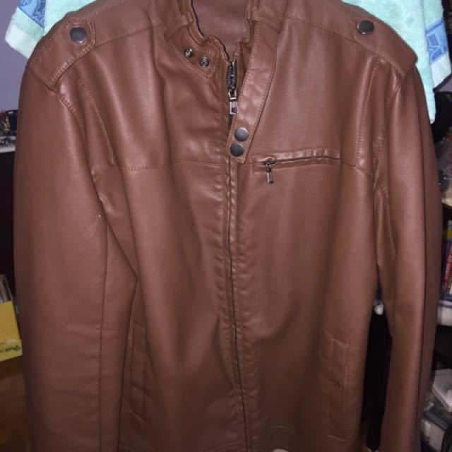 Men's Non-Leather Jacket, Men's Fashion, Tops & Sets, Formal Shirts on ...