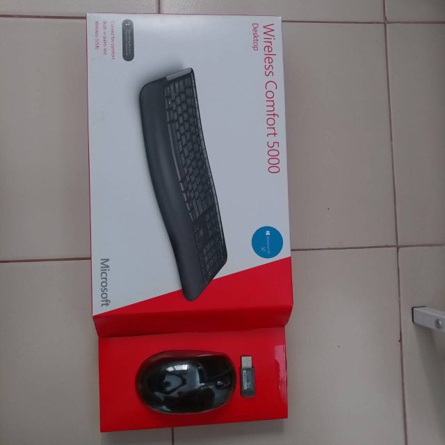 Microsoft keyboard wireless comfort 5000 and mouse, Computers & Tech ...