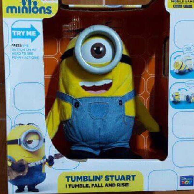 Minions Movie Tumbling Stuart, Hobbies & Toys, Toys & Games on Carousell