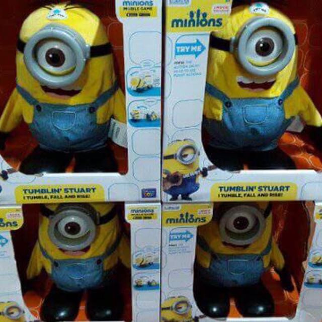 Minions Movie Tumbling Stuart, Hobbies & Toys, Toys & Games on Carousell