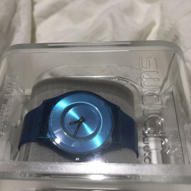 [New] Blue Swatch watch, Mobile Phones & Gadgets, Wearables & Smart ...