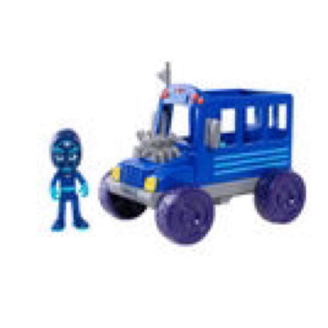 PJ Masks Gekko Mobile and Night Ninja's Bus 2 Pack Vehicle Set, Hobbies ...