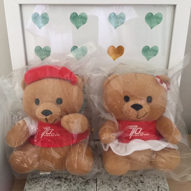 SIA SQ Singapore Airlines 70th Anniversary Teddy Bears, Babies & Kids ...