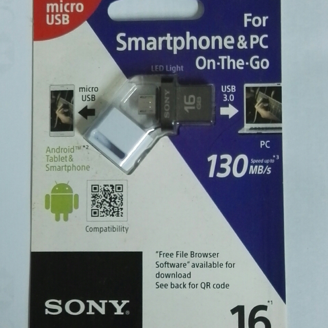 sony usb3 drive model USM16SA3 16GB, Mobile Phones & Gadgets, Mobile ...