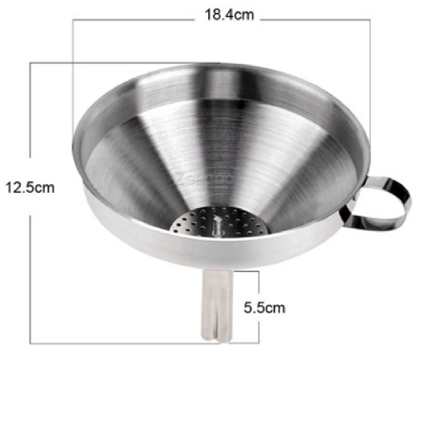 stainless Steel funnel, New, approx. 20cm Diameter, TV & Home Appliances, Kitchen Appliances ...