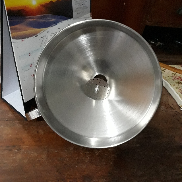 stainless Steel funnel, New, approx. 20cm Diameter, TV & Home ...