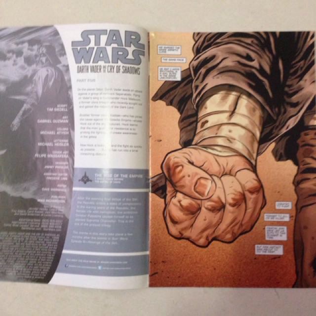 Star Wars Darth Vader and the Cry of the Shadows #5 comic, Hobbies ...