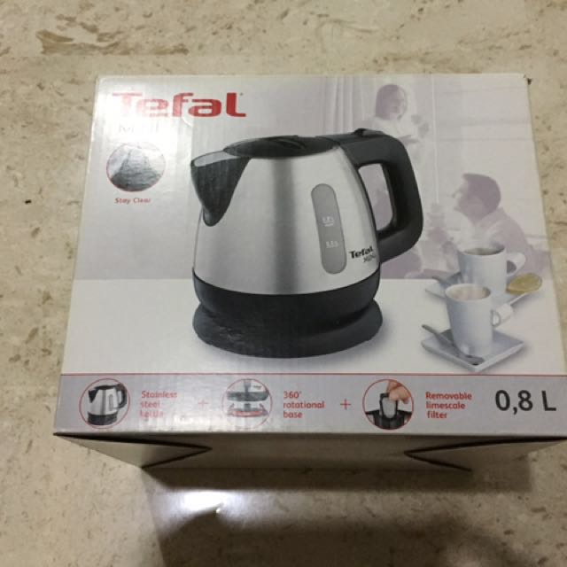 Tefal mini stainless steel kettle 0.8L, TV & Home Appliances, Kitchen ...