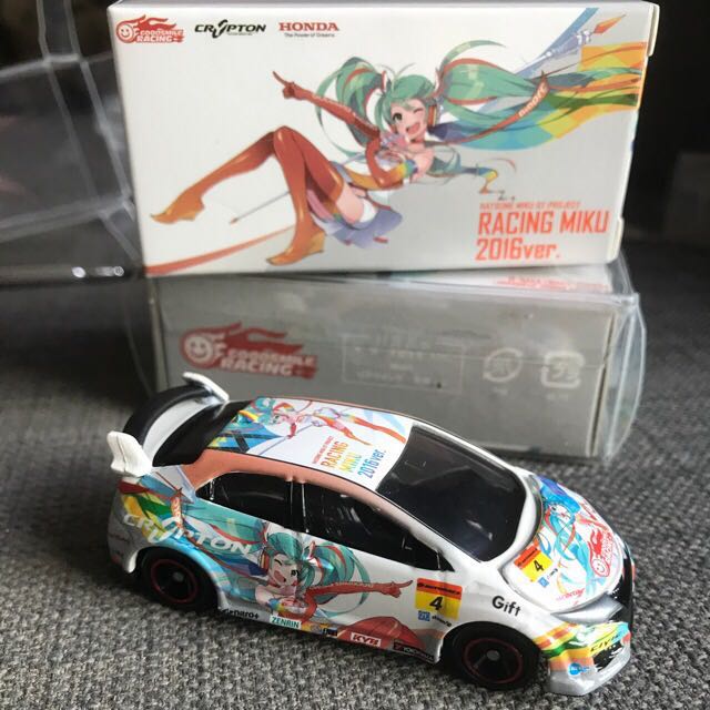1:64 Tomica Civic Type R Racing Hatsune Miku Custom, Hobbies & Toys ...