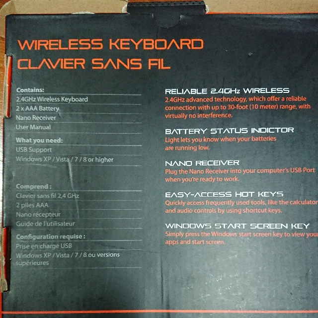 BNIB Blackweb Wireless Keyboard, Computers & Tech, Parts & Accessories, Computer Keyboard on ...