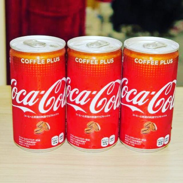 日本限定Coca Cola Coffee Plus 可口可樂咖啡, 嘢食 & 嘢飲, 飲料 - Carousell