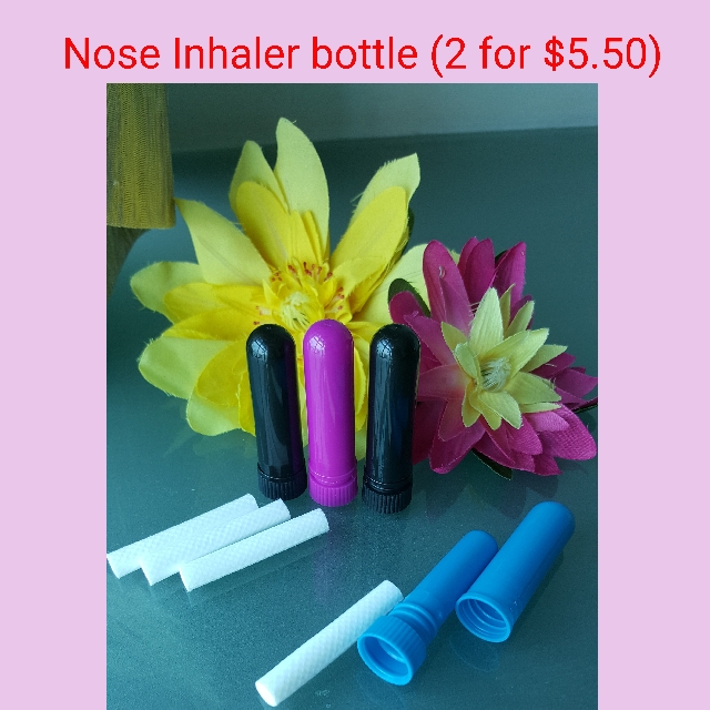 Nose Inhaler bottle 2 for $5.50, Everything Else on Carousell
