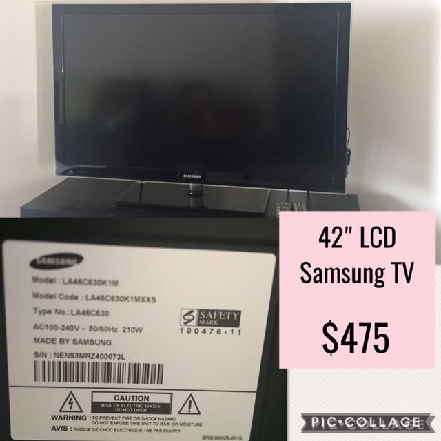 Samsung 42" LCD TV, TV & Home Appliances, TV & Entertainment, TV on ...