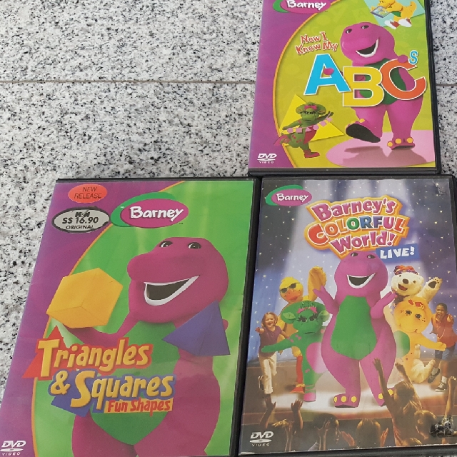 Set Of 4 Barney DVDs, Hobbies & Toys, Music & Media, CDs & DVDs on ...