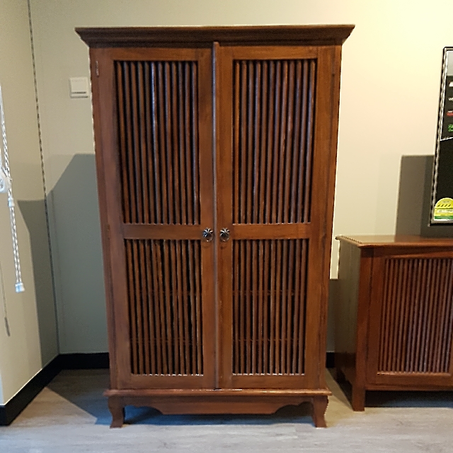 Solid timber cabinet, Furniture & Home Living, Furniture, Shelves ...