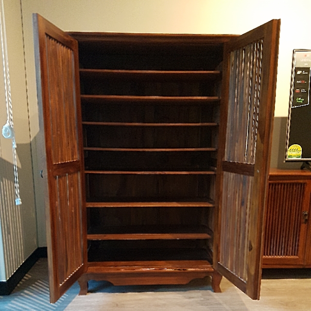 Solid timber cabinet, Furniture & Home Living, Furniture, Shelves ...