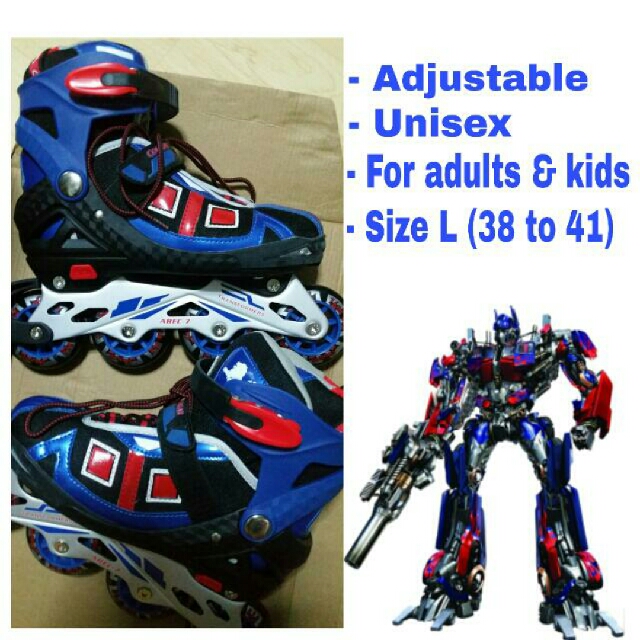 Transformers adjustable inline skates, Sports Equipment, PMDs, E ...