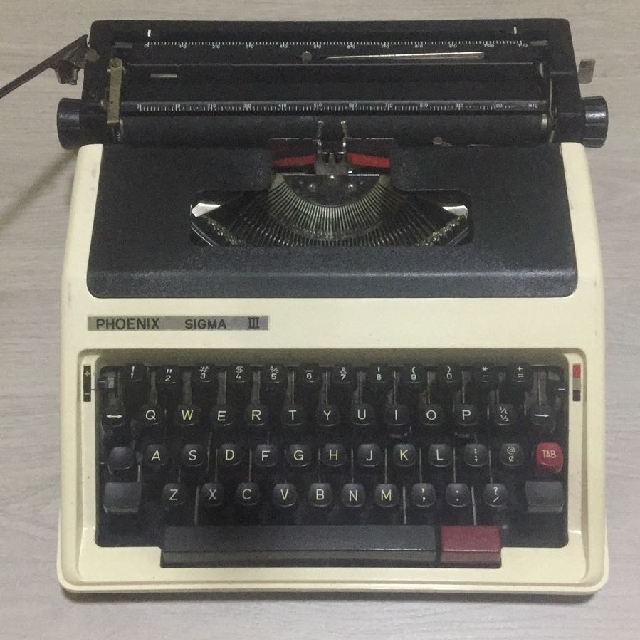 typewriter Phoenix sigma, Hobbies & Toys, Stationery & Craft, Art & Prints on Carousell